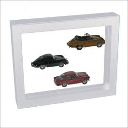 3D Zwevend display-raam 270 x 225 mm wit