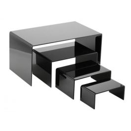 U-display zwart 175x360x200 mm.